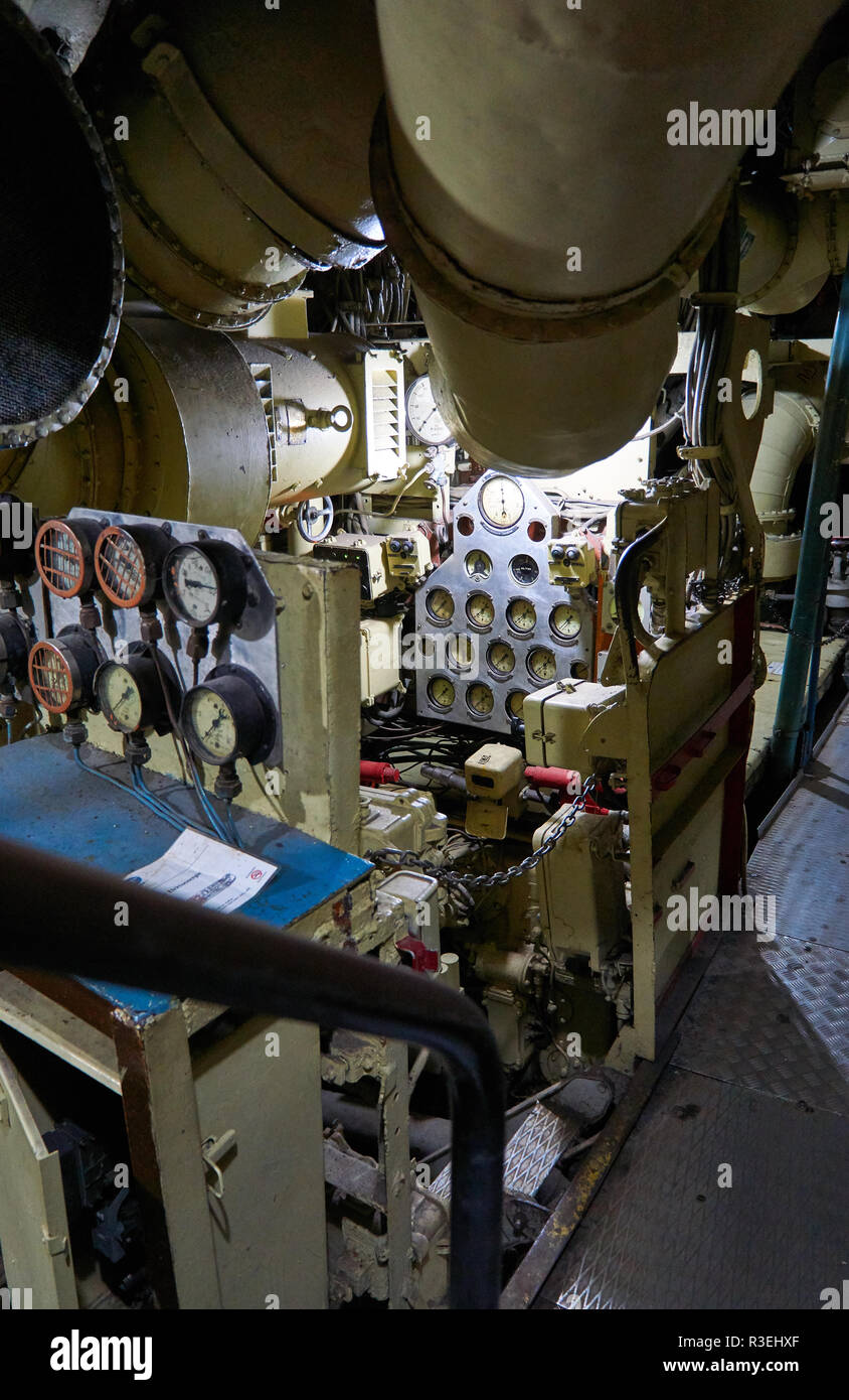 inside the submarine Stock Photo - Alamy