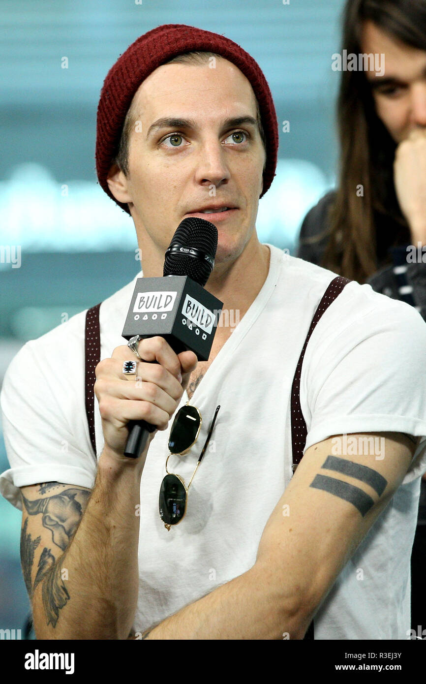 NEW YORK, NY - APRIL 27: Garrett Nickelsen of The Maine visits Build ...