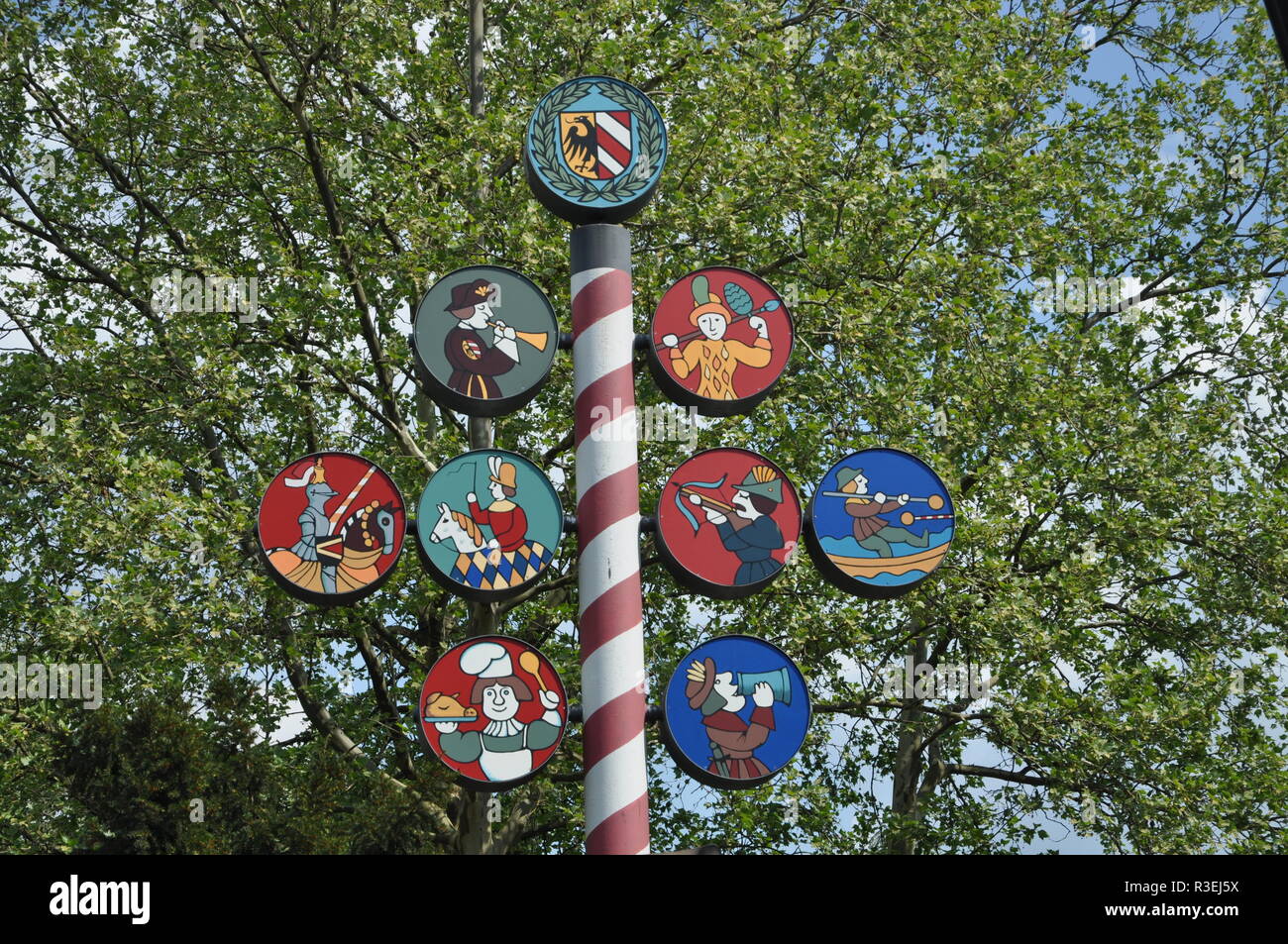 guild tree in nuremberg Stock Photo - Alamy