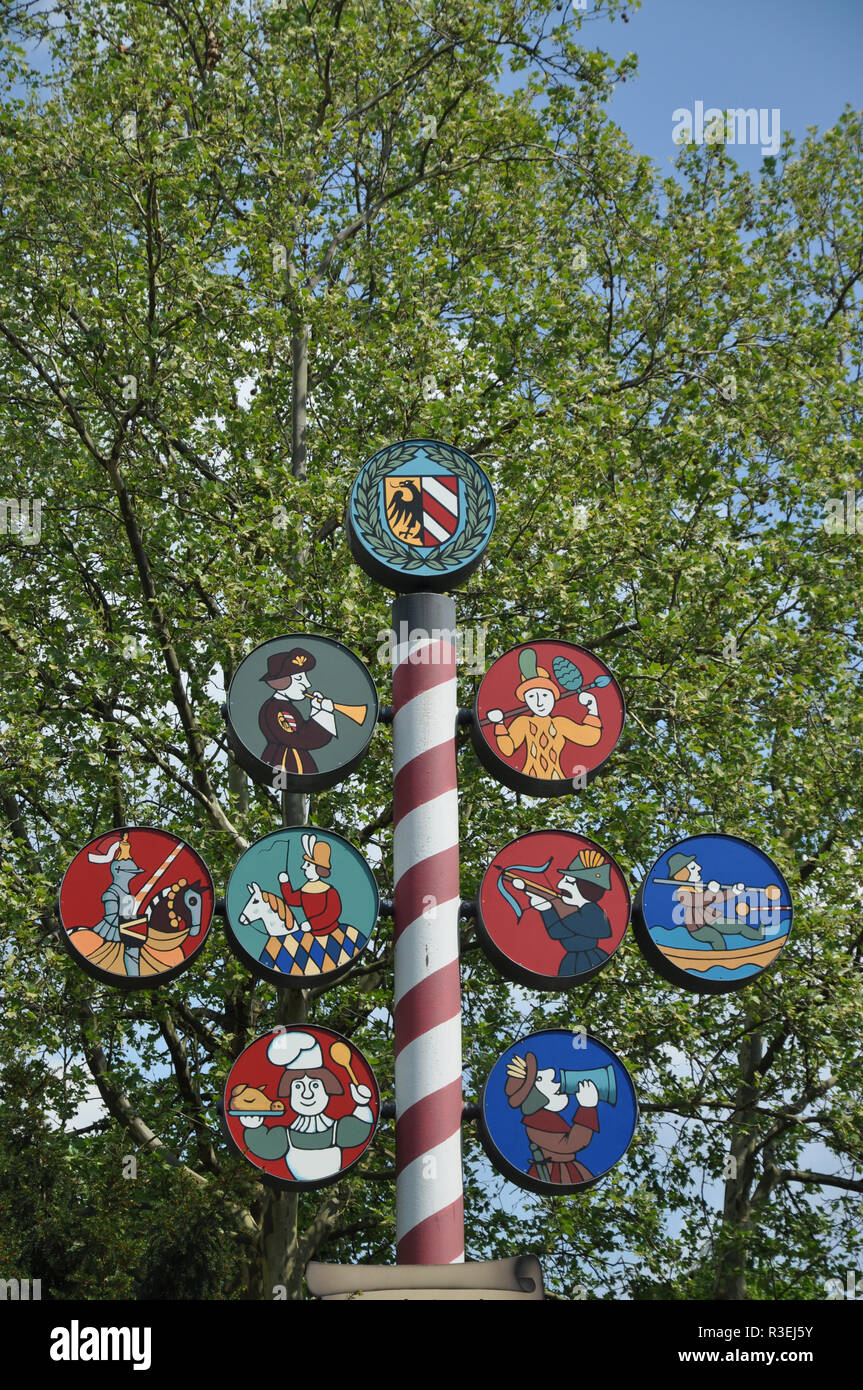 guild tree in nuremberg Stock Photo - Alamy
