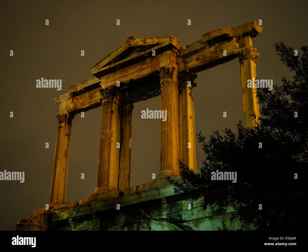 Hadrian's Arch, Athens Stock Photo - Alamy