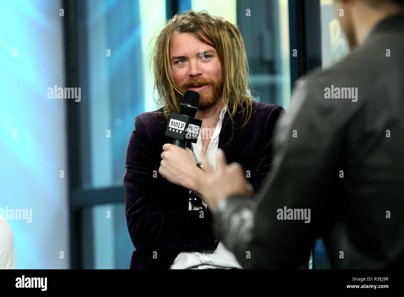 NEW YORK, NY - APRIL 27: Garrett Nickelsen of The Maine visits Build ...
