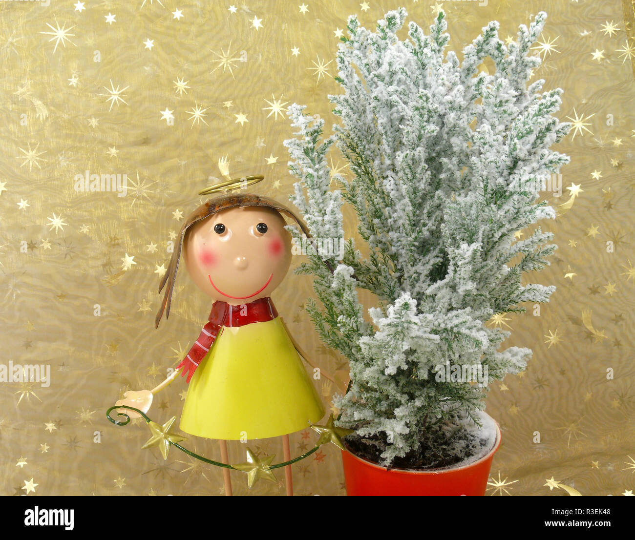 chocolate muffin and angel Stock Photo - Alamy