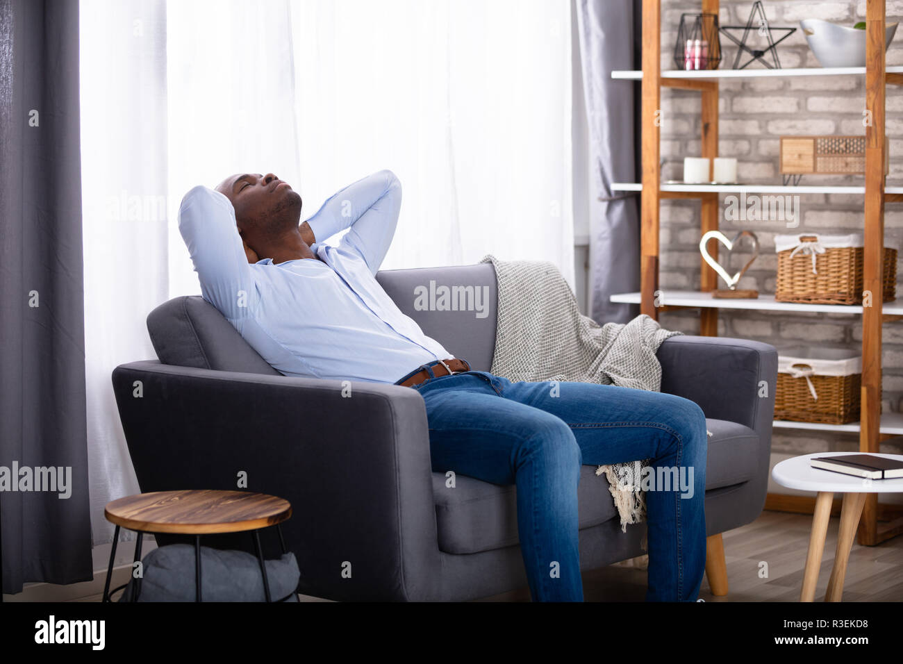 Young african man closed hi-res stock photography and images - Alamy