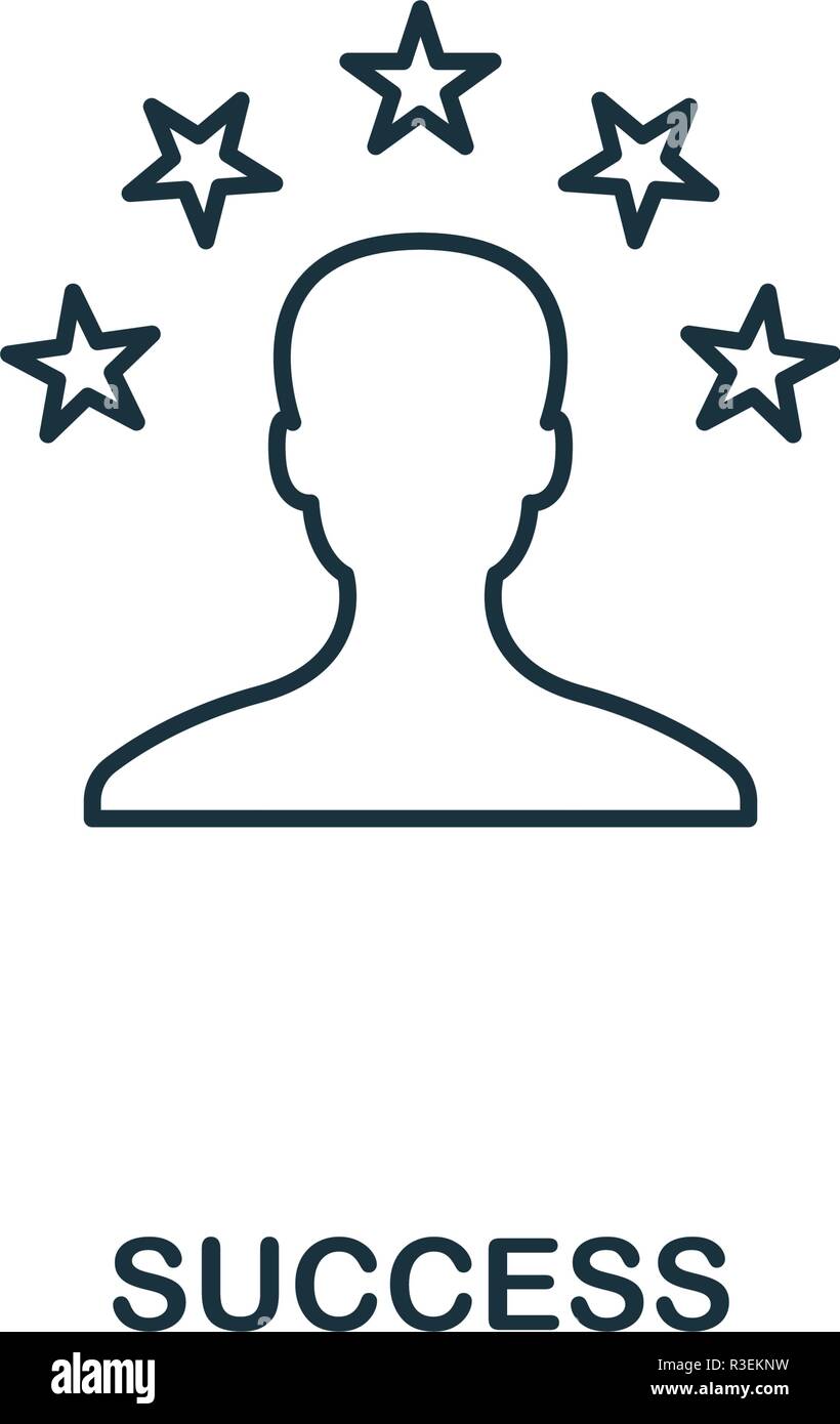 Successful businessman pictogram Stock Vector Images - Alamy