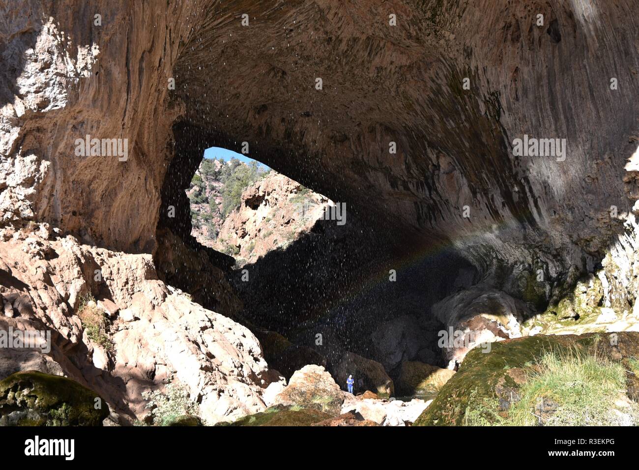 Scenic views at Tonto Natural Bridge State Park in Arizona Stock Photo ...
