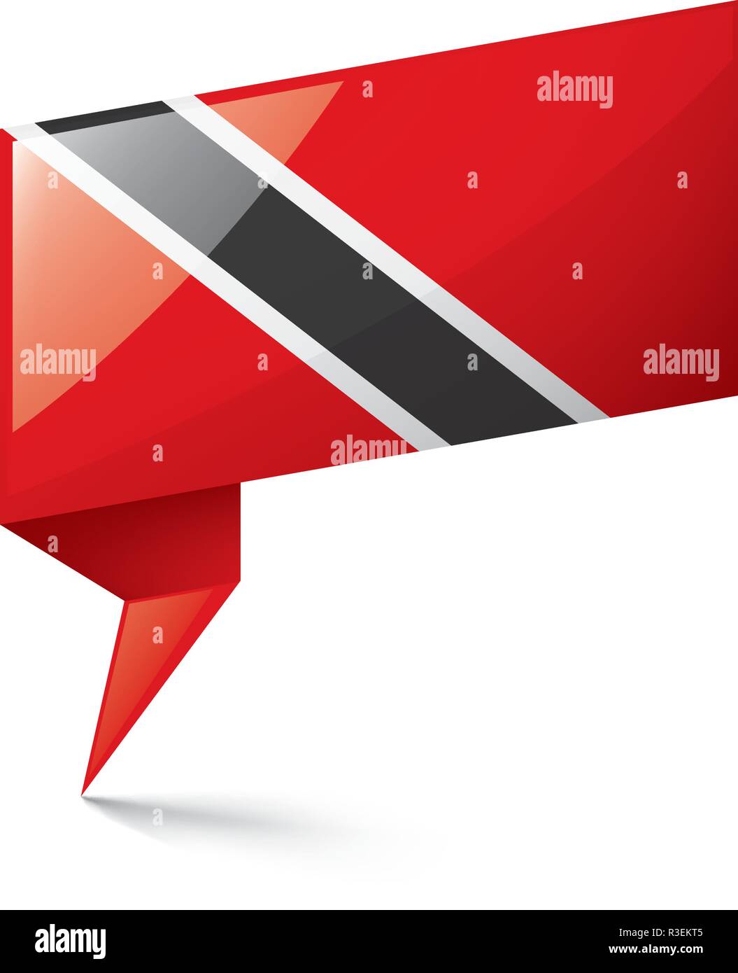 trinidad and tobago flag, vector illustration on a white background Stock Vector Image & Art - Alamy