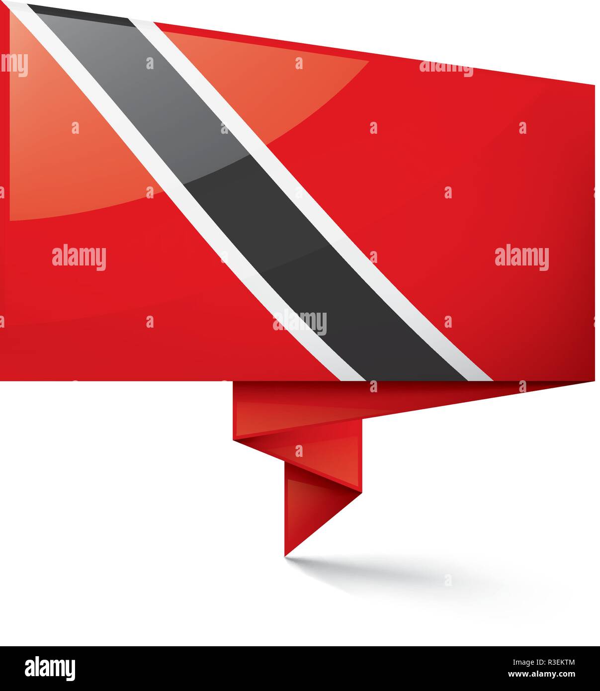 trinidad and tobago flag, vector illustration on a white background Stock Vector Image & Art - Alamy