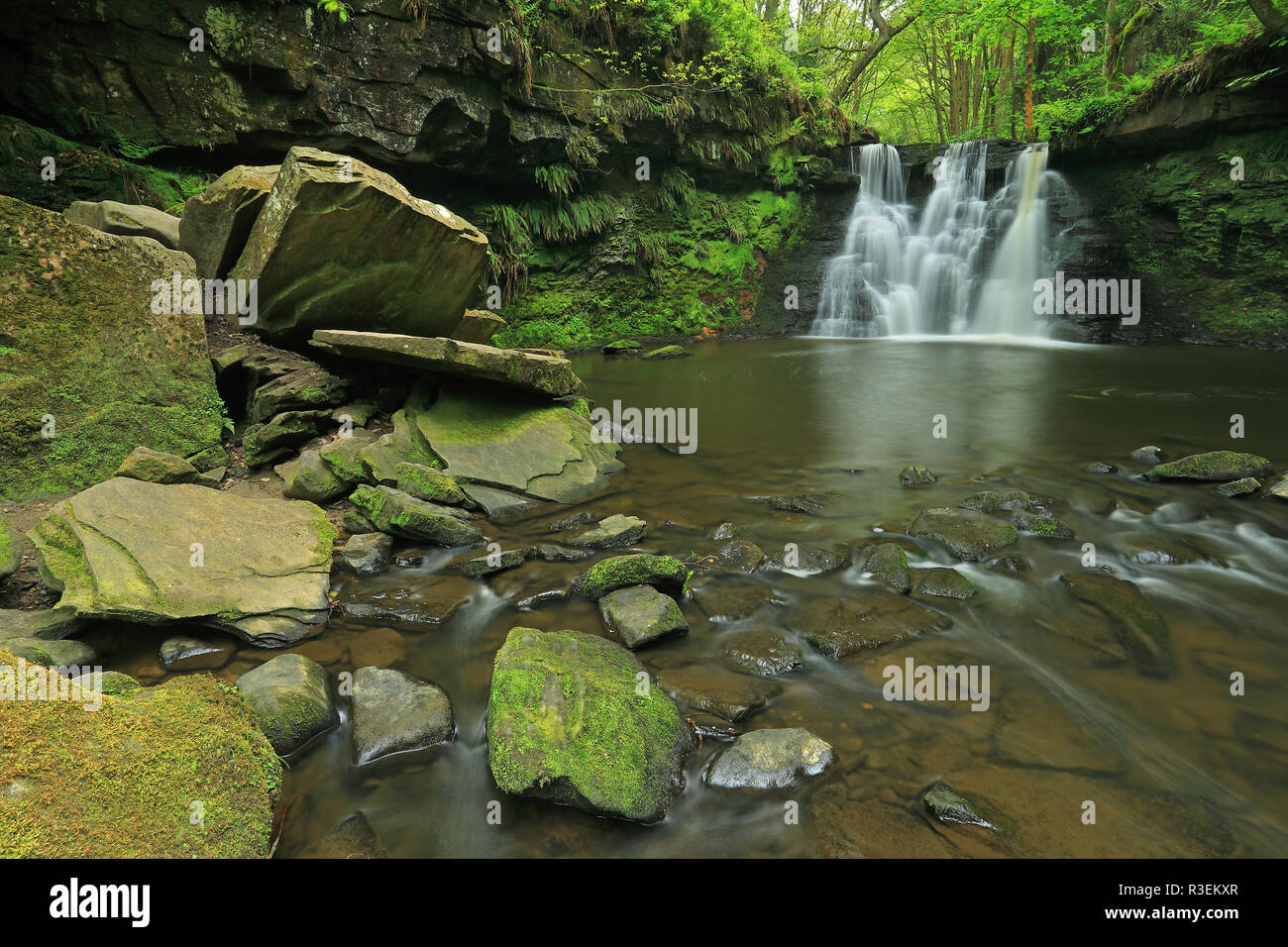Yorkshire waterfalls hi-res stock photography and images - Alamy