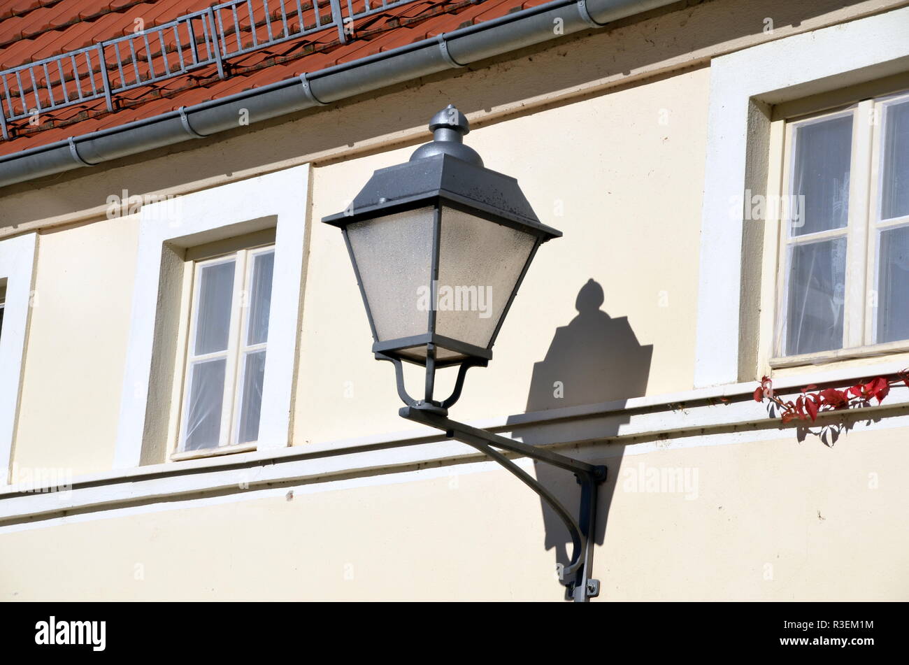 beautiful lantern on house front Stock Photo - Alamy