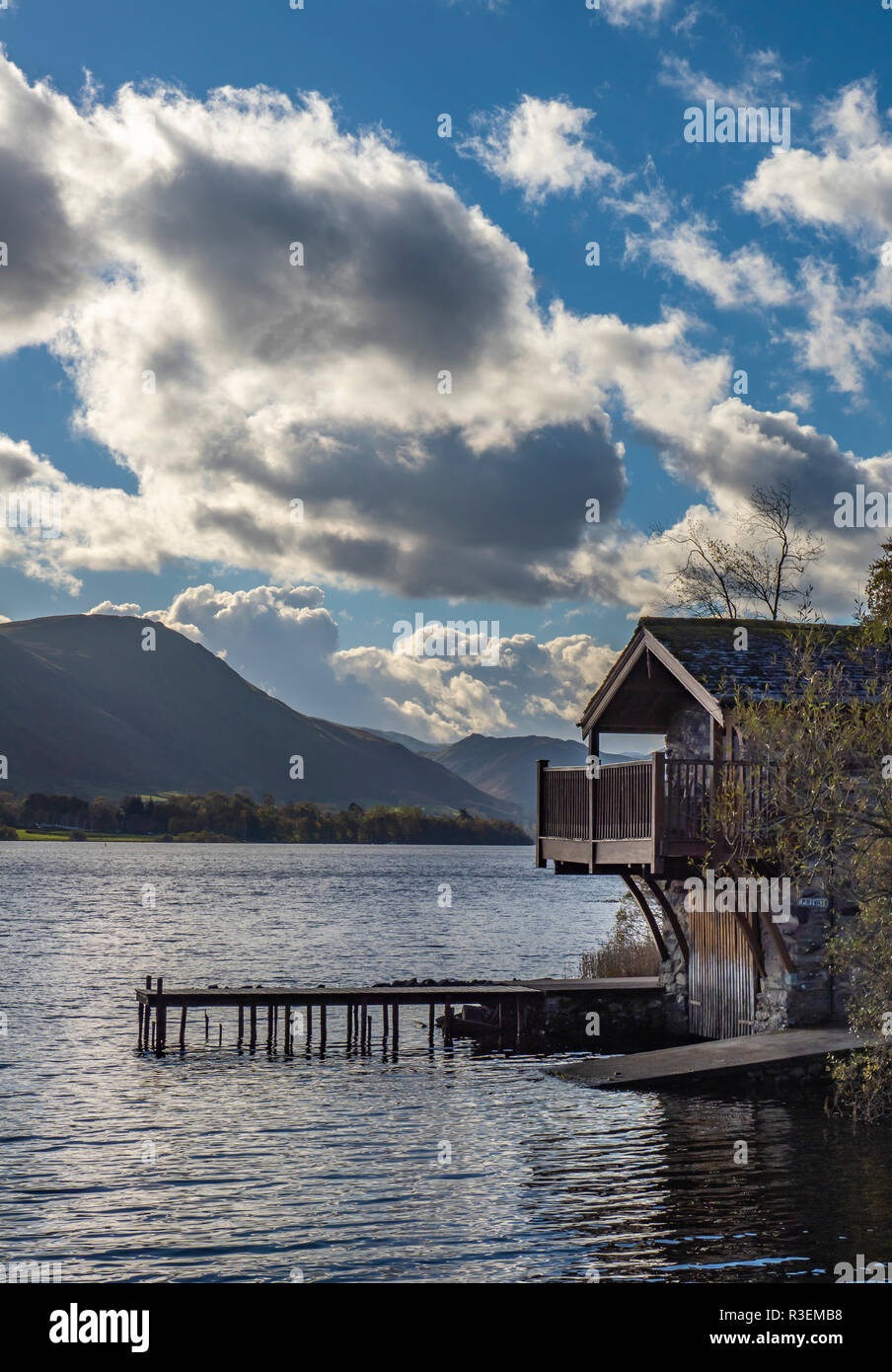 Ullswater boat house hi-res stock photography and images - Alamy