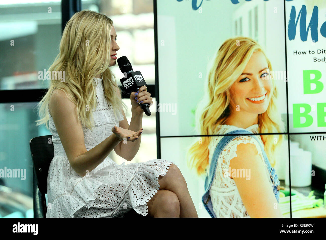 NEW YORK, NY - MAY 03: Beth Behrs attends Build Presents Discussing Her ...