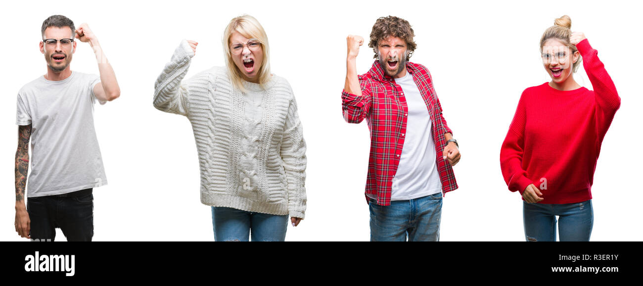 Group Of Angry White People