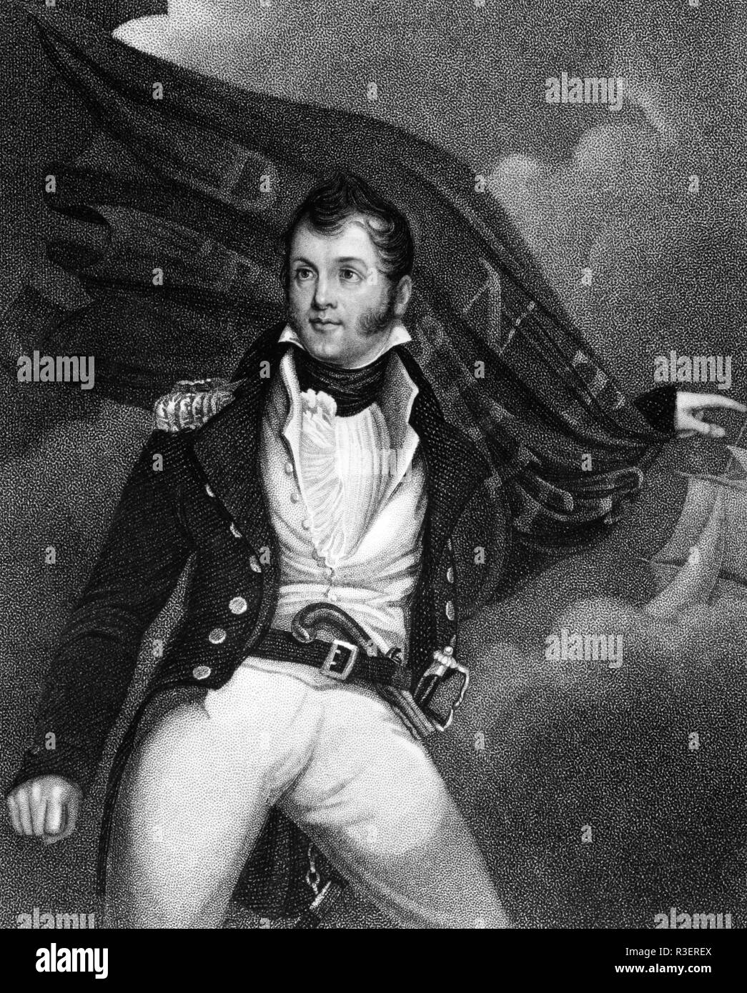 Vintage portrait of oliver hazard perry hi-res stock photography and ...