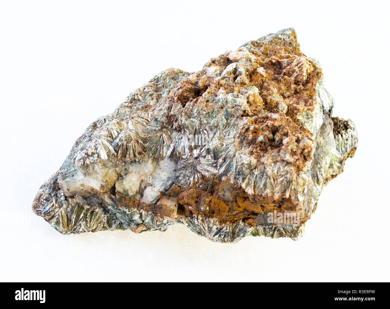 macro photography of natural mineral from geological collection - rough ...