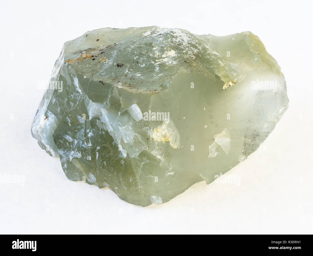 macro photography of natural mineral from geological collection - rough ...