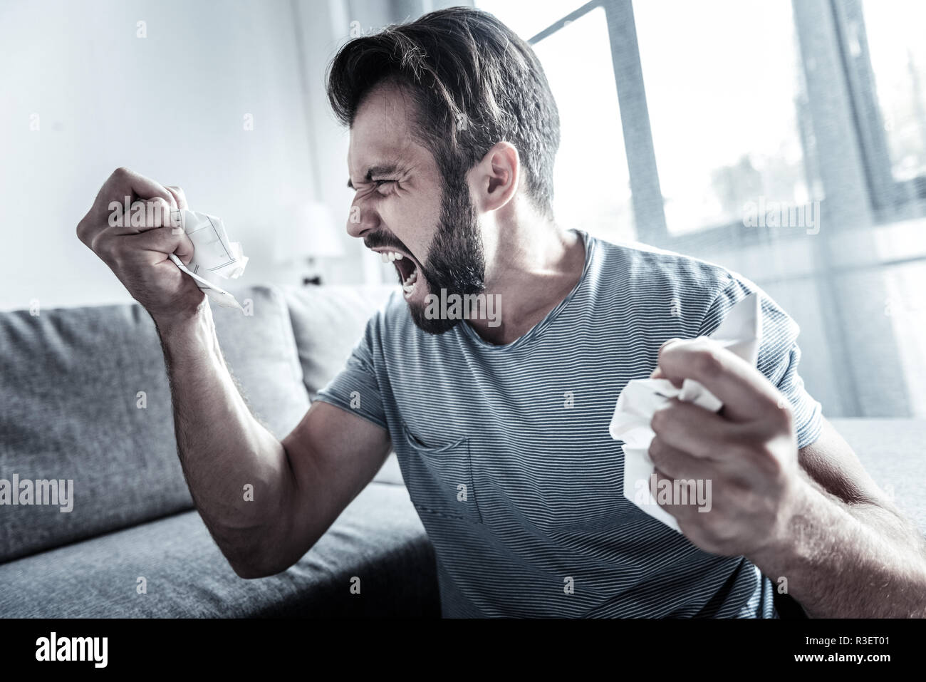 Wrinkling nose hi-res stock photography and images - Alamy