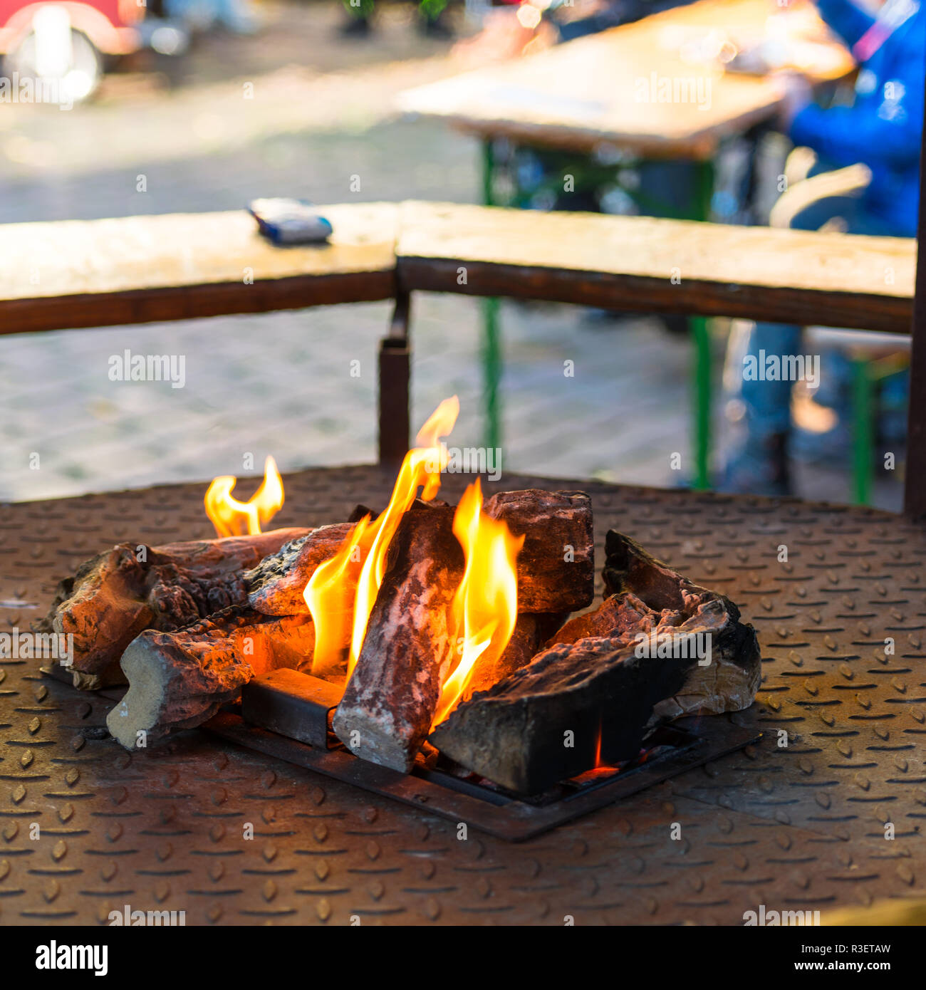 Tent hearth and fire hi-res stock photography and images - Alamy
