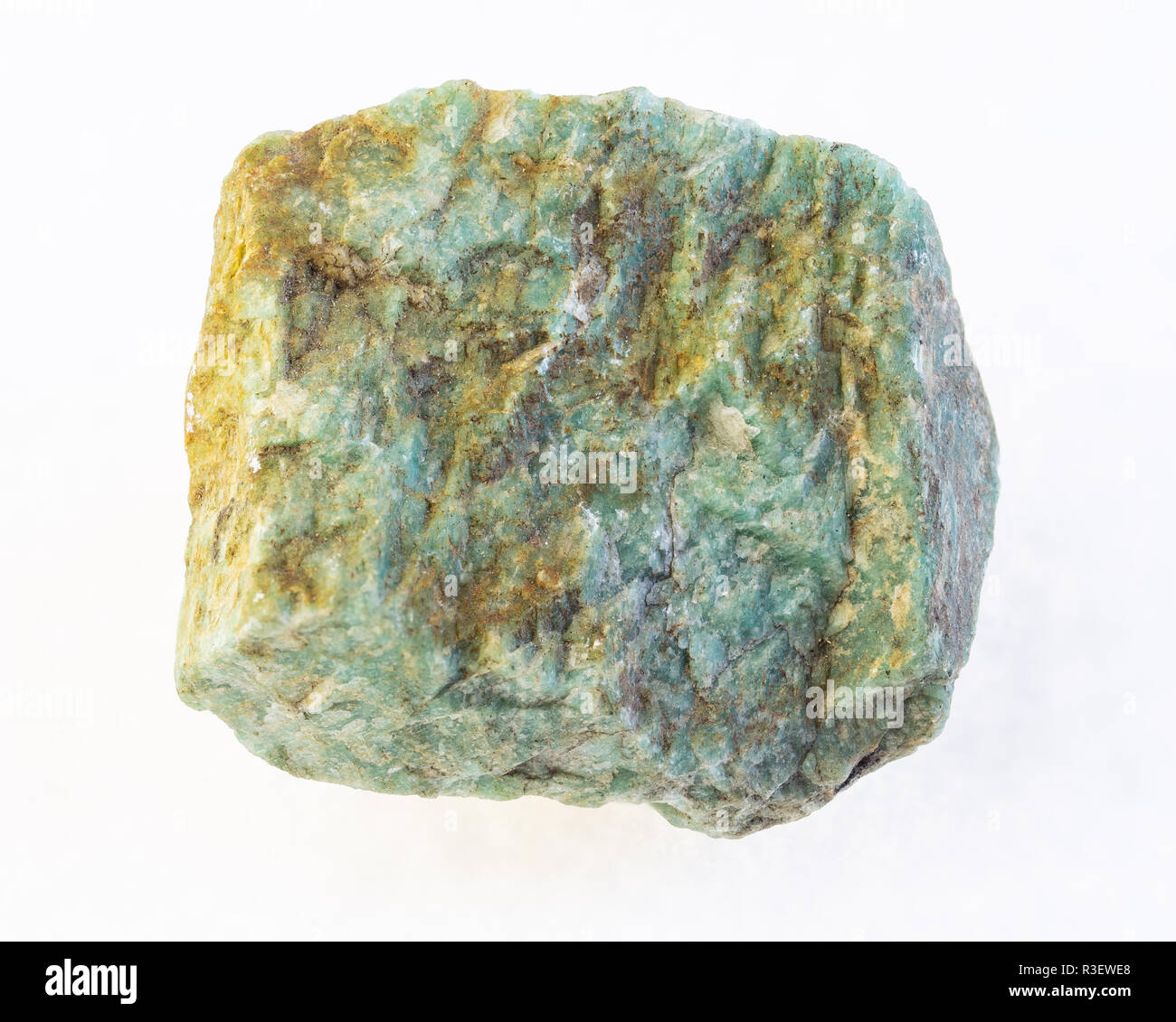 macro photography of natural mineral from geological collection - rough ...