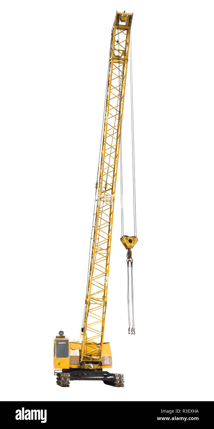 Mobile crane boom Cut Out Stock Images & Pictures - Alamy