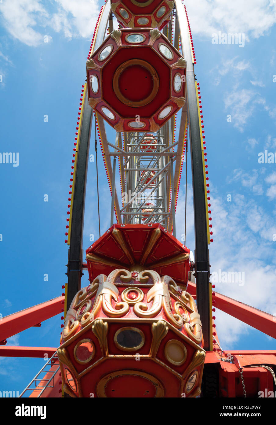 Ferris wheel bottom view in hi-res stock photography and images - Alamy