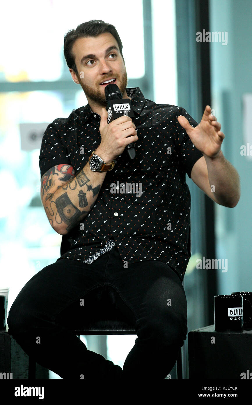 NEW YORK, NY - MAY 03: Build Presents Rian Dawson of All Time Low ...