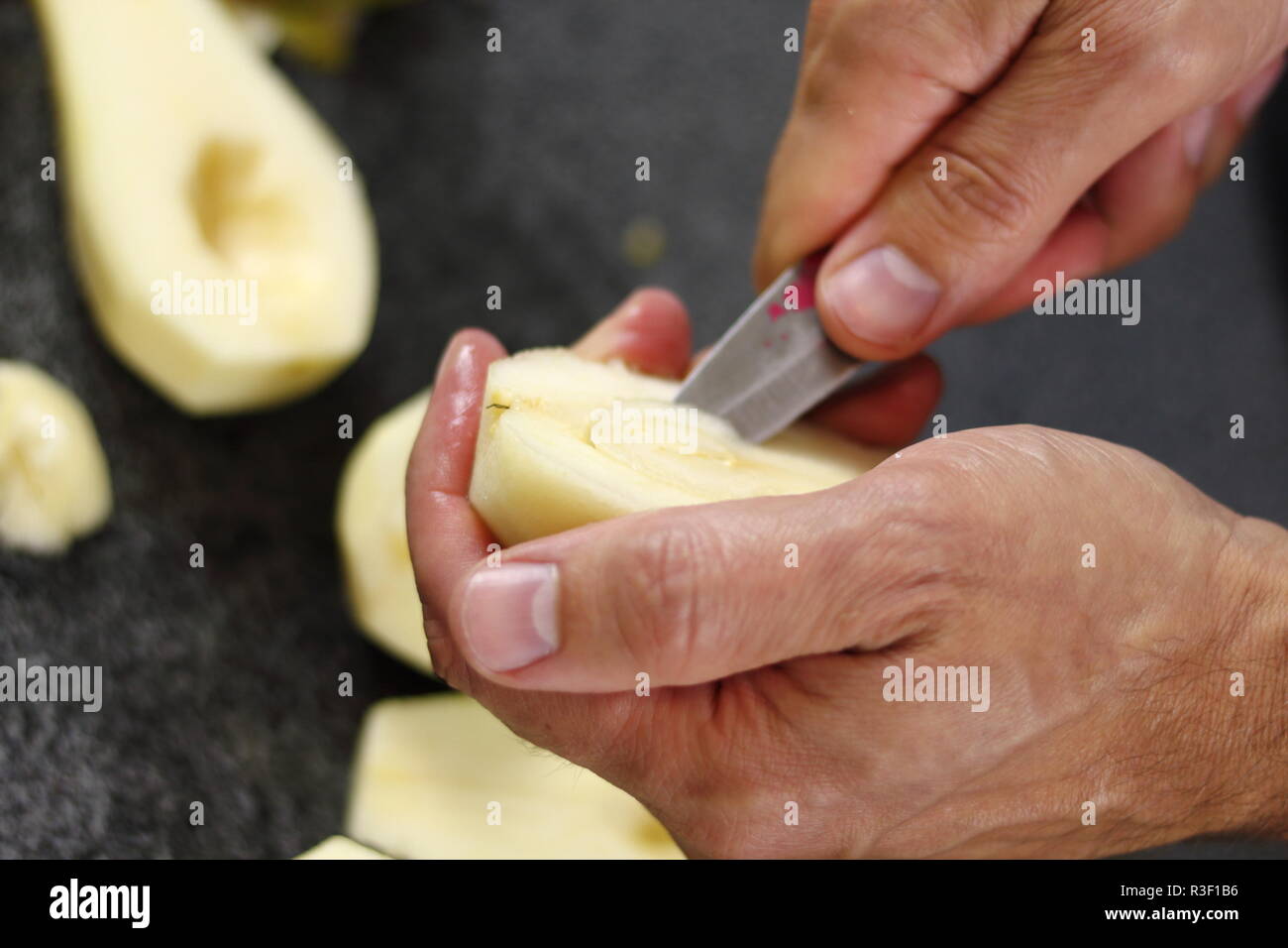 Removing core hi-res stock photography and images - Alamy