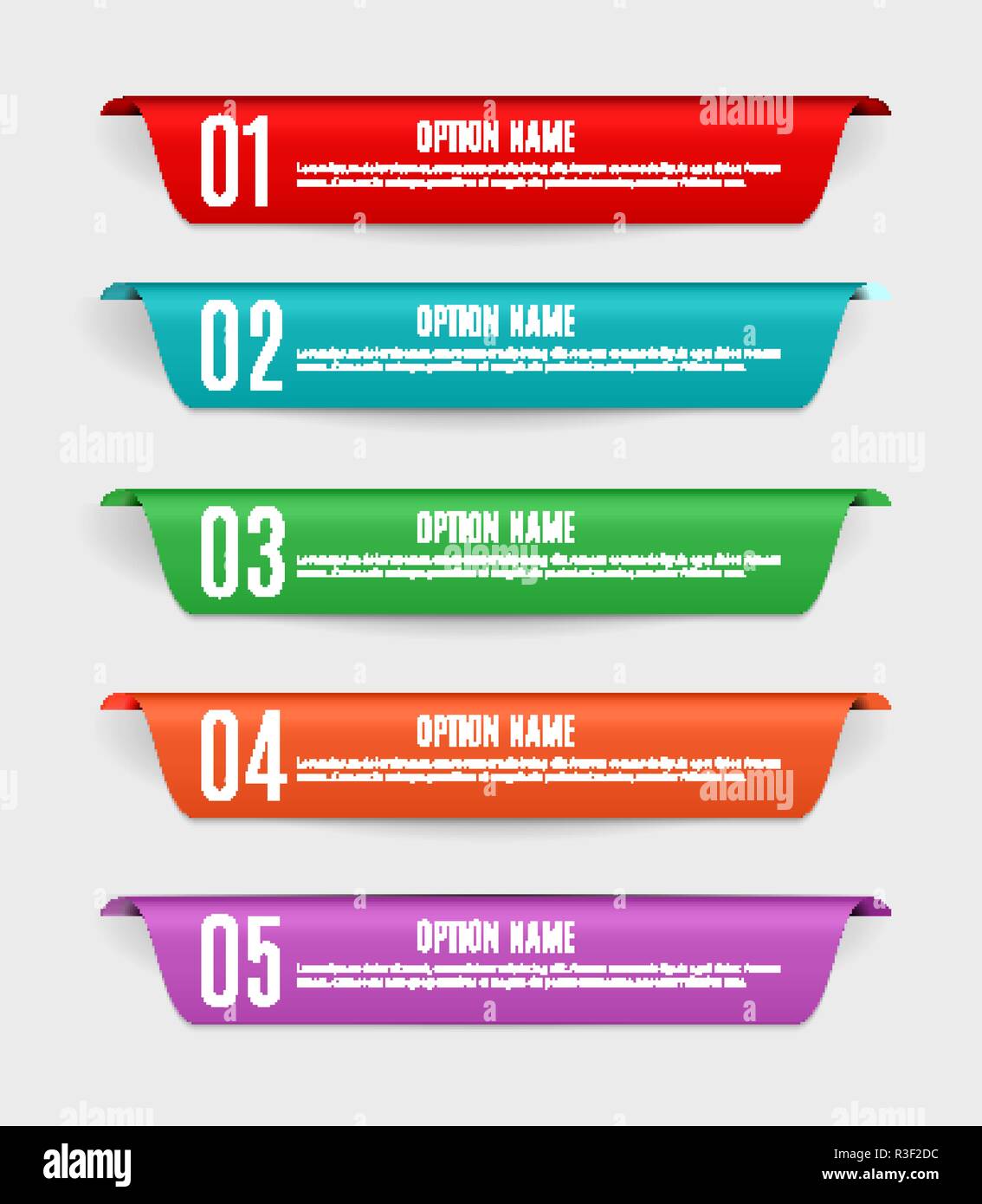 Infographic Templates with Color labels, steps and options for Business ...