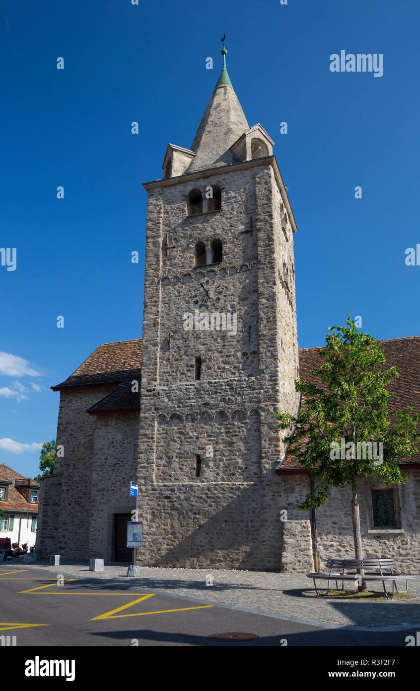 Parish church in Corsier, Switzerland Stock Photo - Alamy