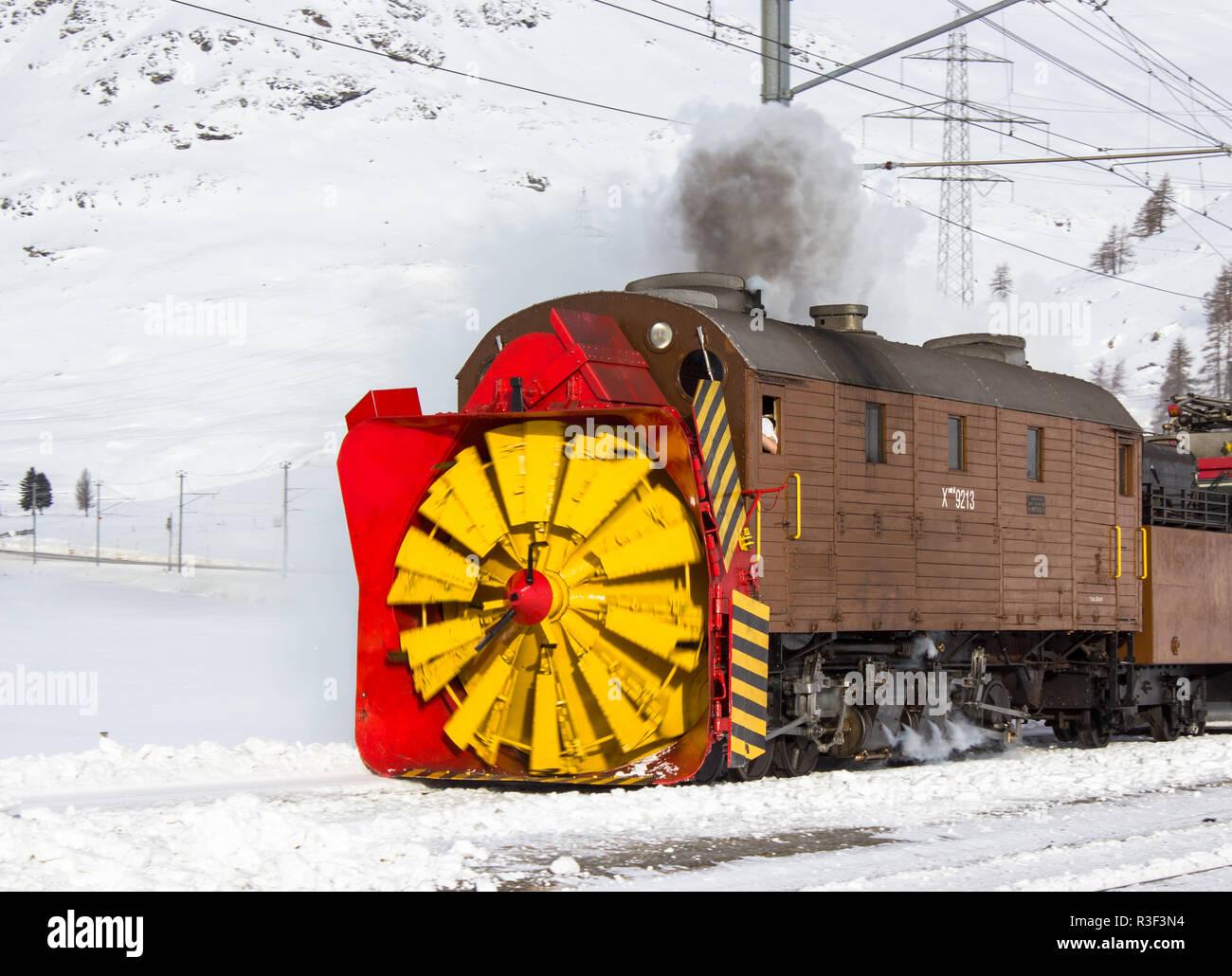 Snow removal rail track hi-res stock photography and images - Alamy