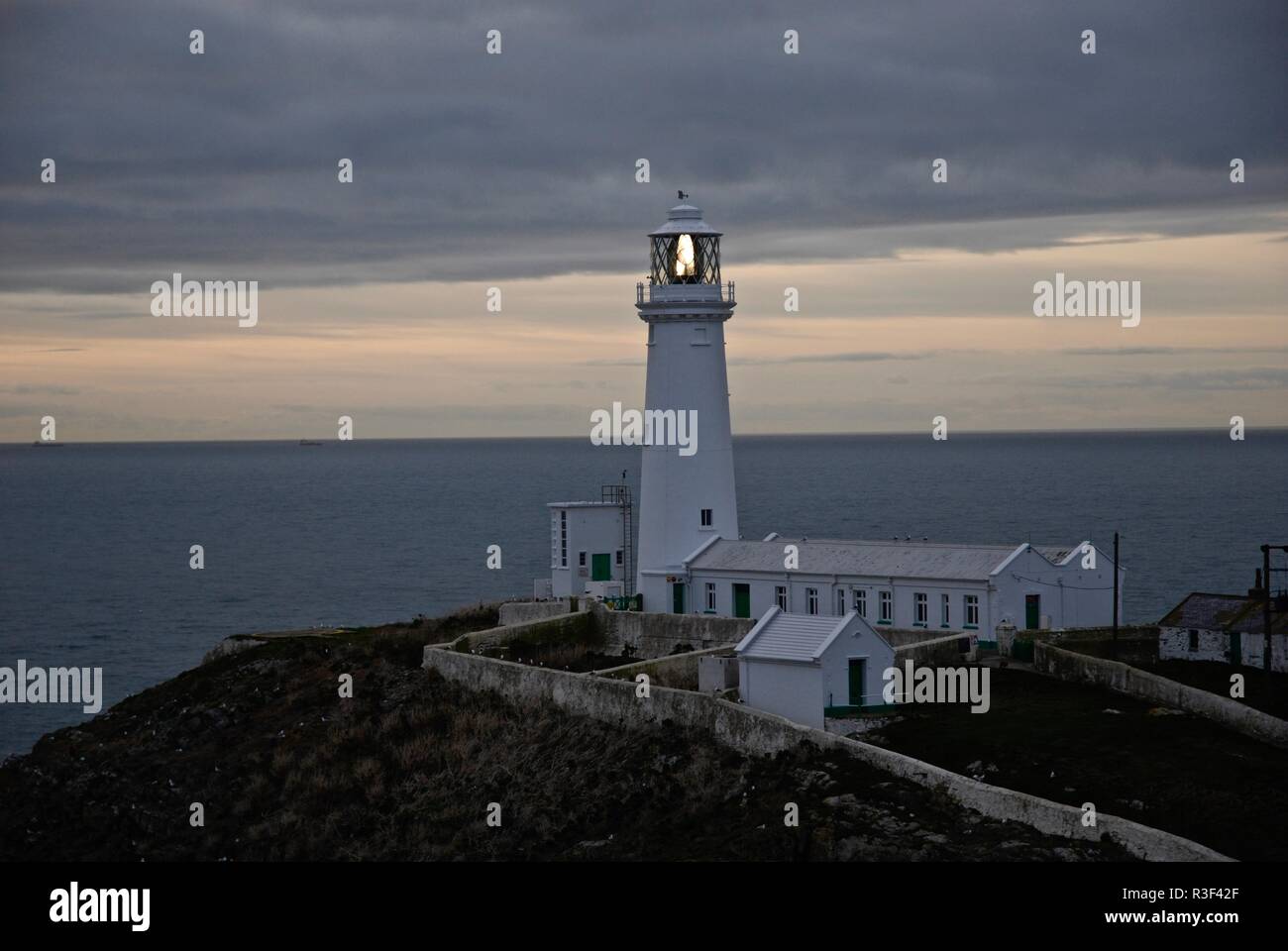 South Stack Lighthouse, Holyhead, Anglesey, North Wales, UK Stock Photo ...
