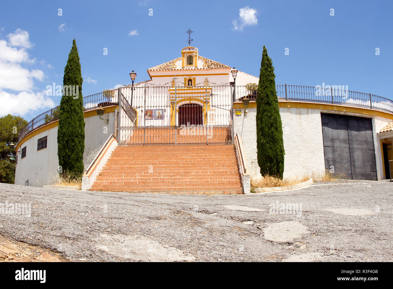 Small Spanish Church in Malaga Stock Photo - Alamy
