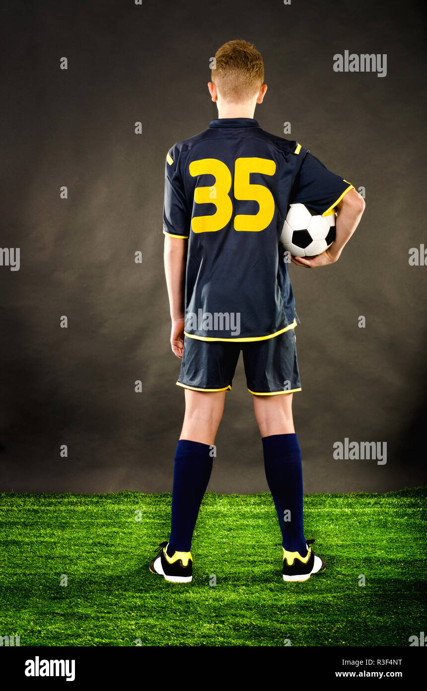 Soccer player back hi-res stock photography and images - Alamy