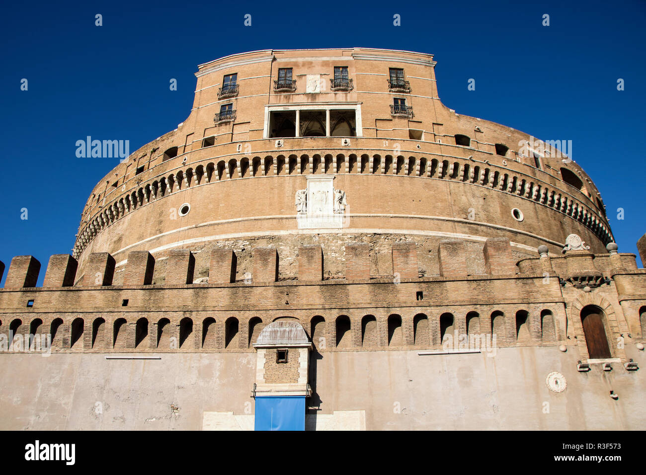Medieval Castel sant'Angelo in Rome, Italy Stock Photo - Alamy