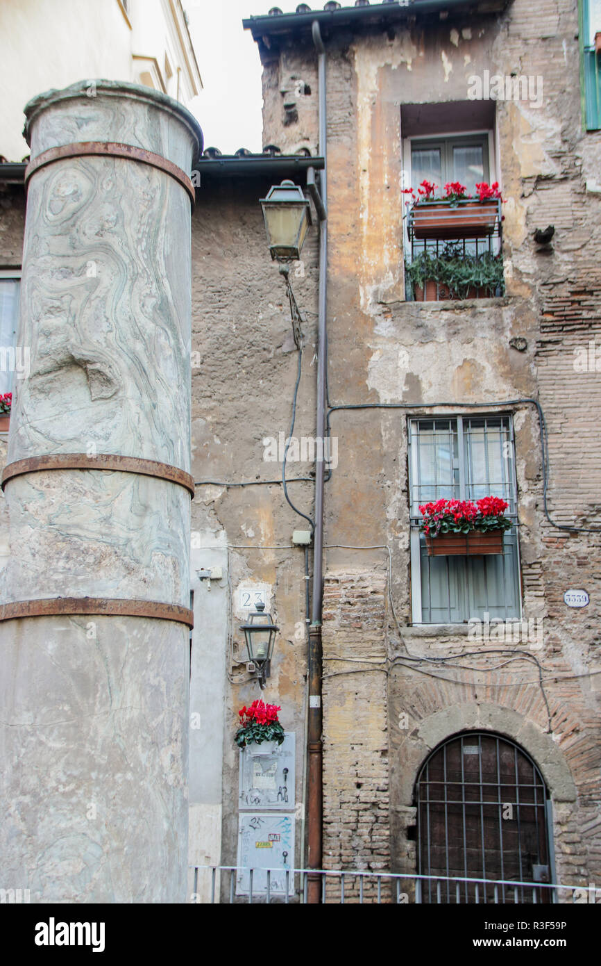 Porticus Octaviae, Portico d'Ottiavia, built by Augustus in the name of ...