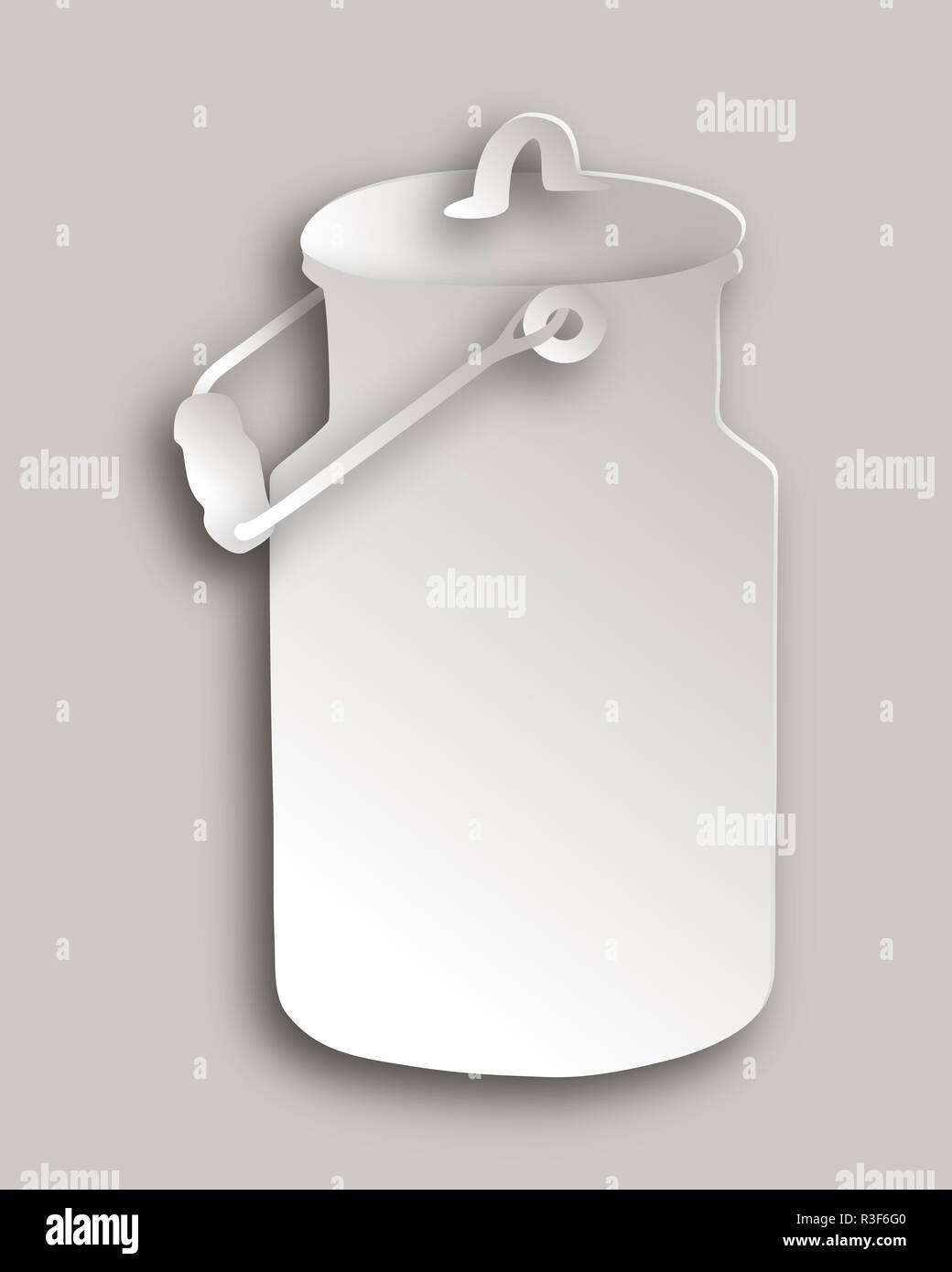 Milk churn illustration hi-res stock photography and images - Alamy
