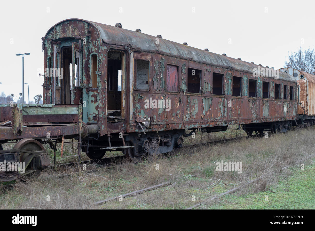 Destroyed Steam Train High Resolution Stock Photography and Images - Alamy