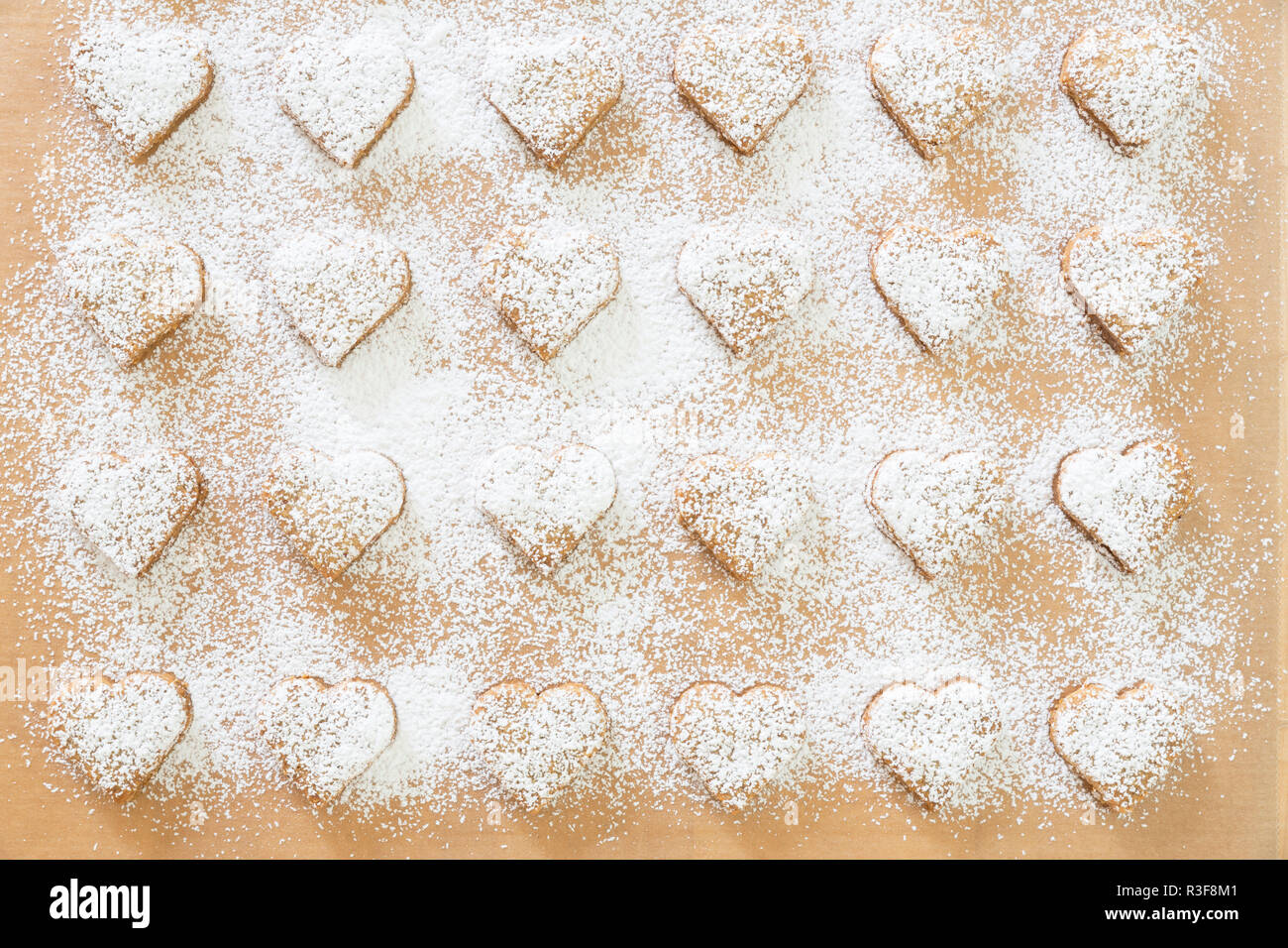 christmas cookies in heart shape Stock Photo - Alamy
