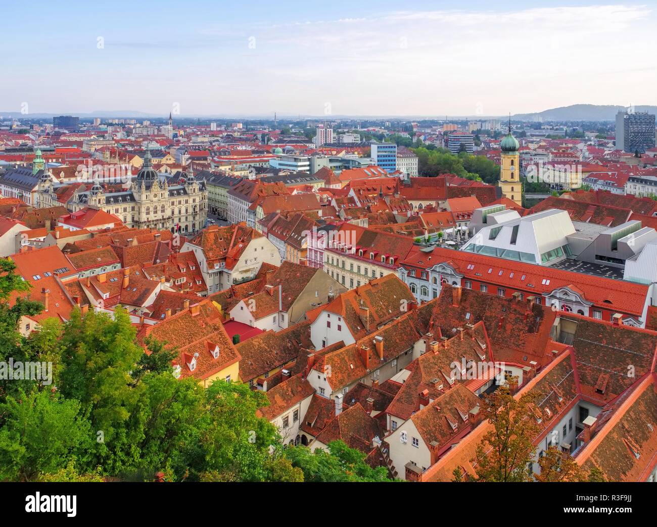City skyline hall graz hi-res stock photography and images - Alamy