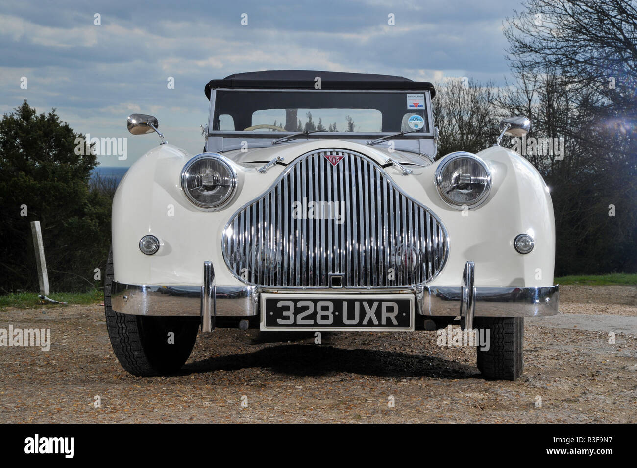 1954 Alvis TB14 British classic convertible sports car Stock Photo - Alamy