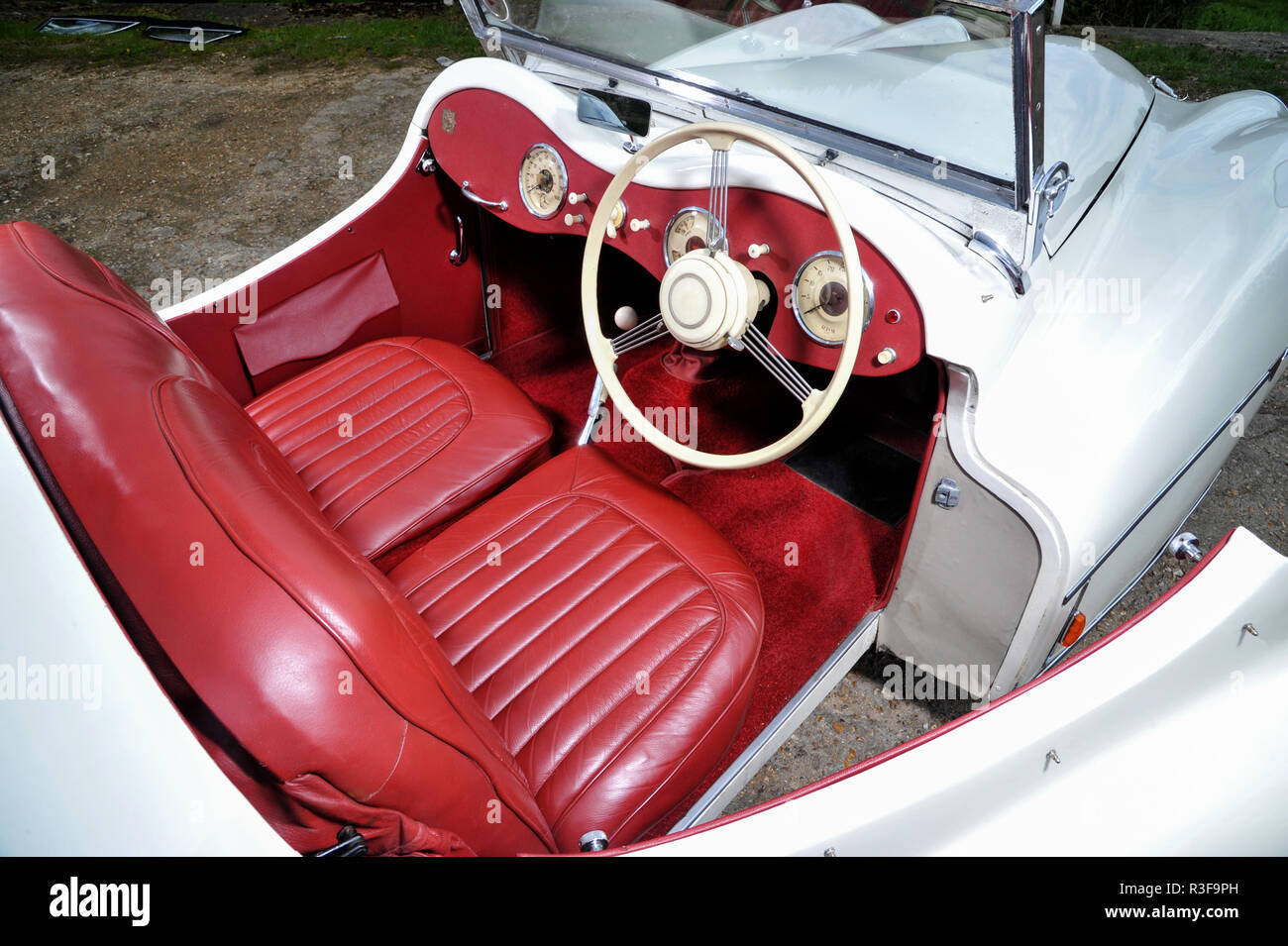 1954 Alvis TB14 British classic convertible sports car Stock Photo - Alamy