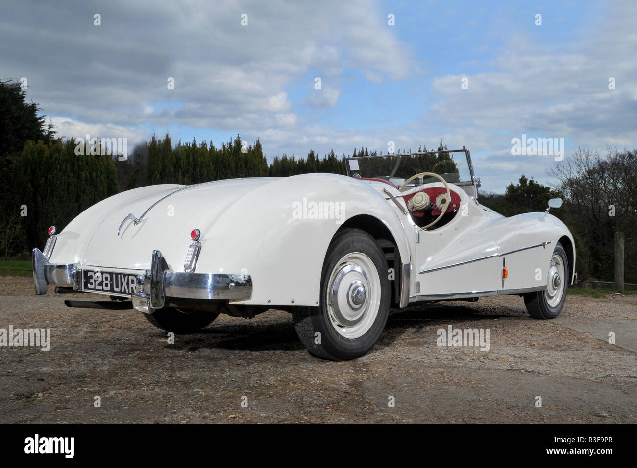 1954 Alvis TB14 British classic convertible sports car Stock Photo - Alamy