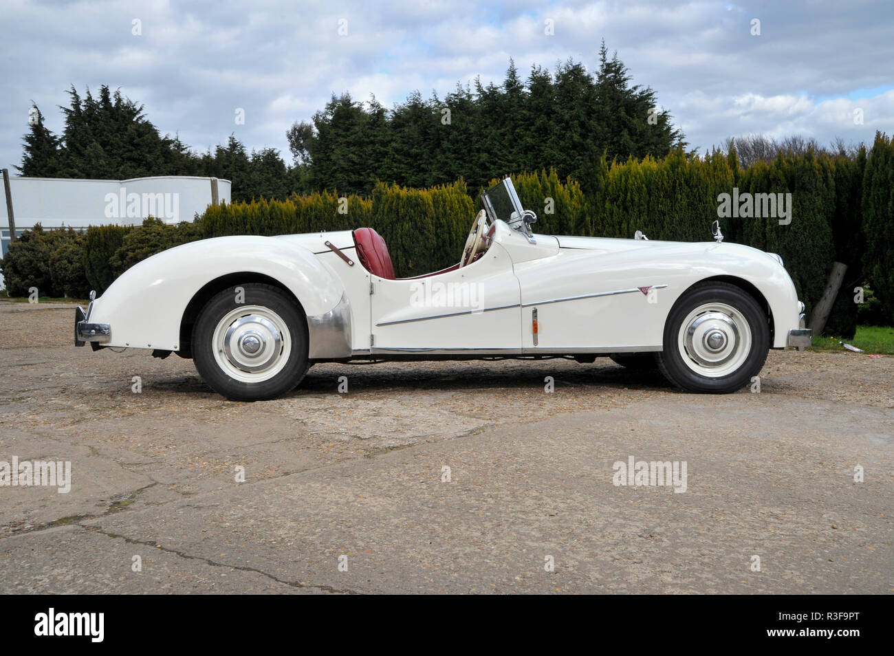 1954 Alvis TB14 British classic convertible sports car Stock Photo - Alamy