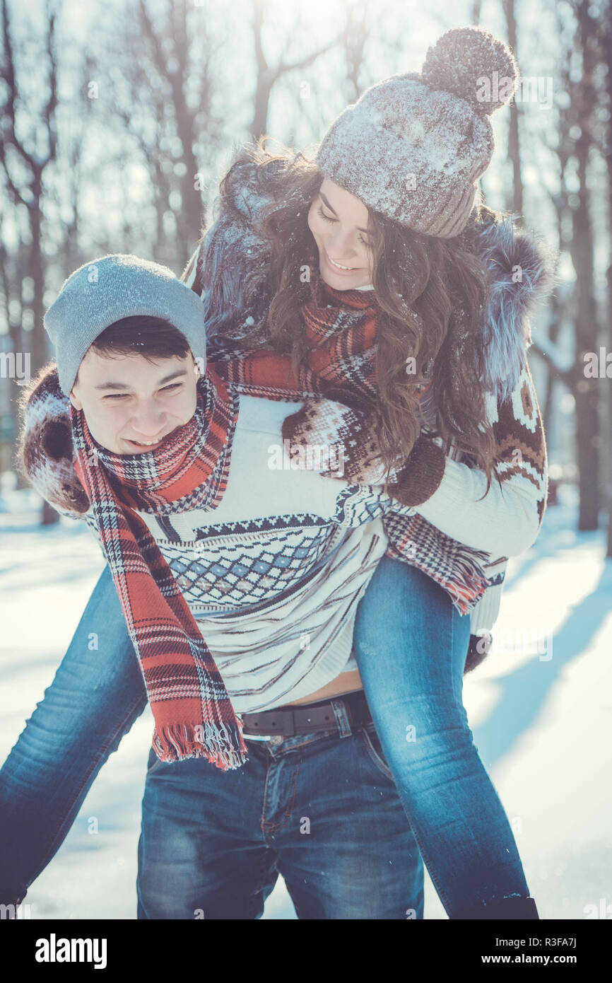 Piggyback rides hi-res stock photography and images - Alamy