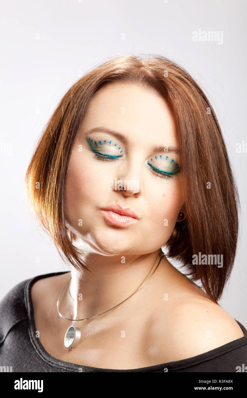 Parting lips hi-res stock photography and images - Alamy