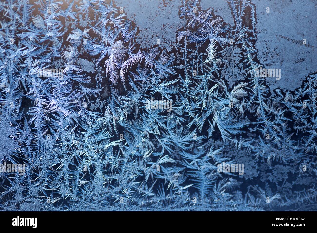 background made of winter frozen window glass Stock Photo - Alamy