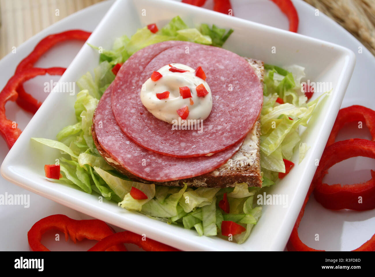 Salamibrot hi-res stock photography and images - Alamy