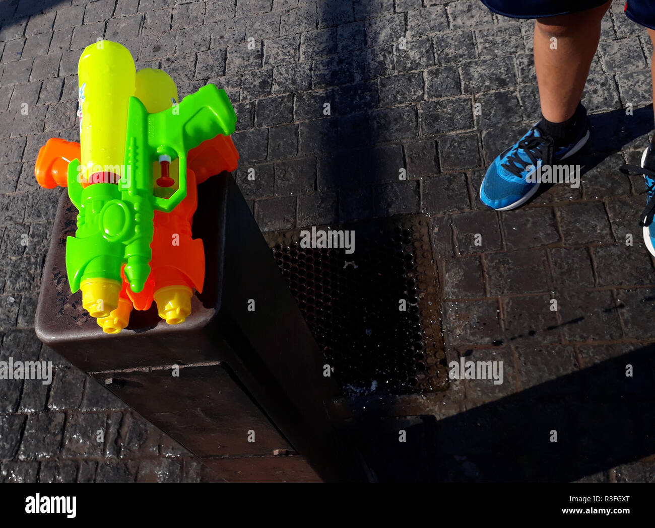 Child spray nozzle hi-res stock photography and images - Alamy