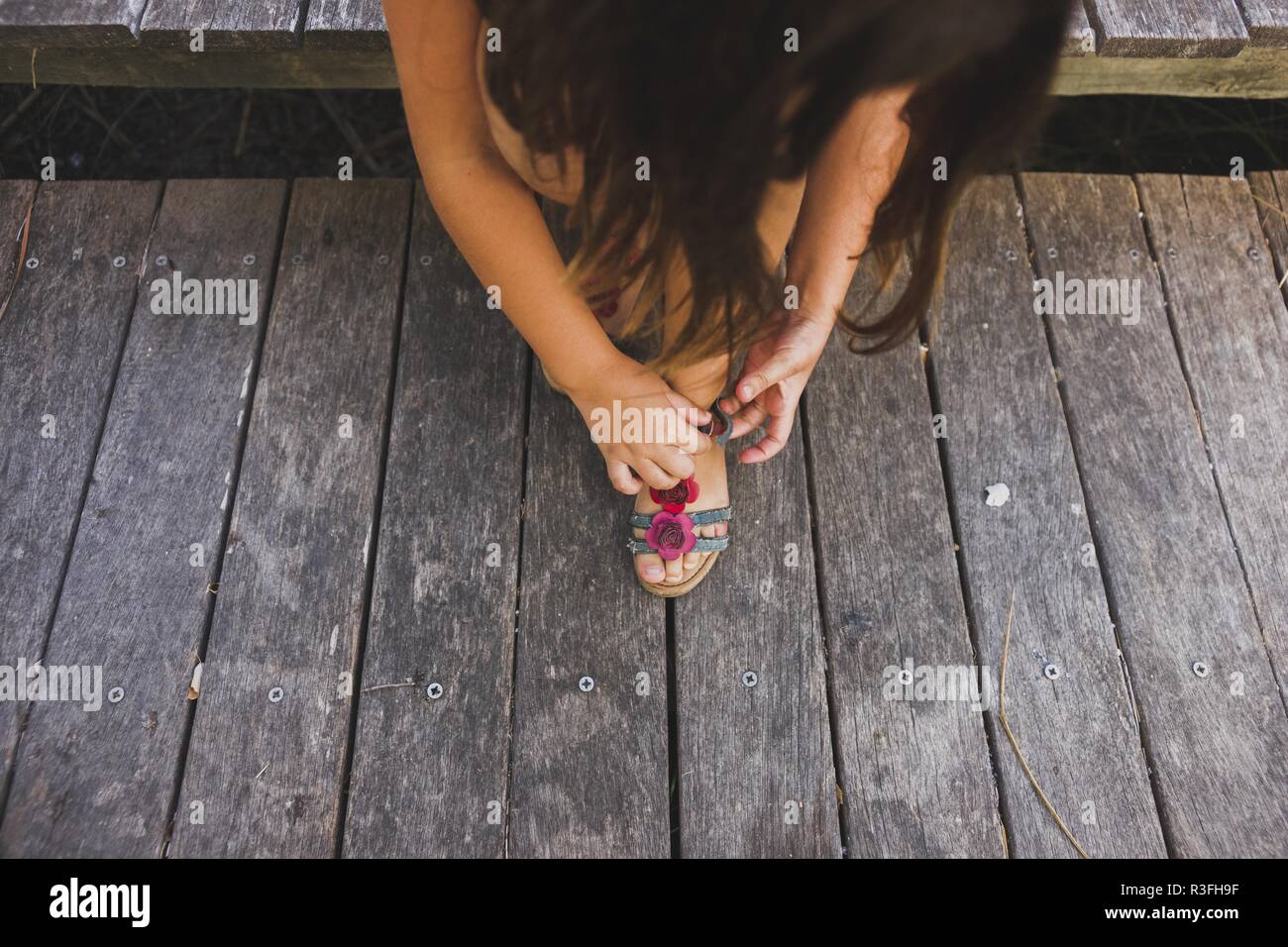 Feet and legs of children playing Stock Photo - Alamy