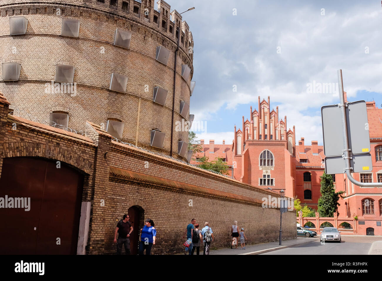 Toruń street cityscape Stock Photo - Alamy